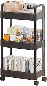 Amazon.com: Multi Purpose Storage Cart With Wheel Convenient Utility ...
