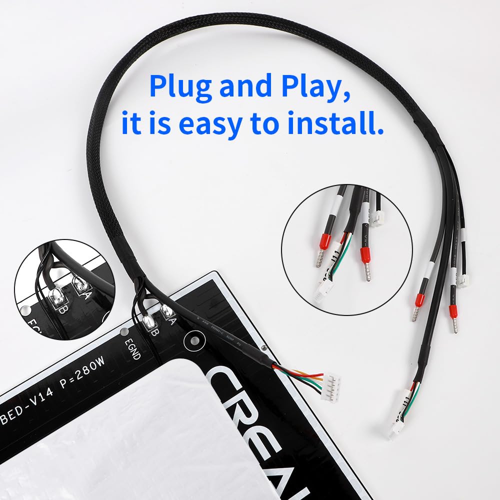 Snapklik.com : Creality 3D K1 Heated Bed Kit 24V 280W, Original Hotbed