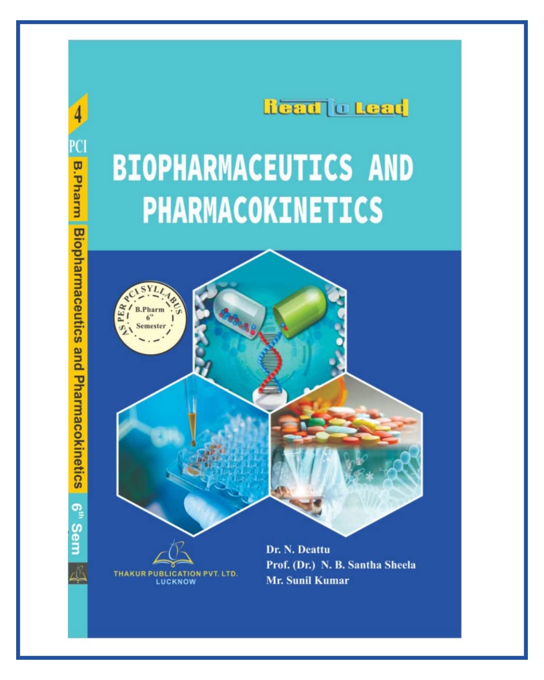 Buy Biopharmaceutics & Pharmacokinetics Book for B.Pharm 6th Semester ...