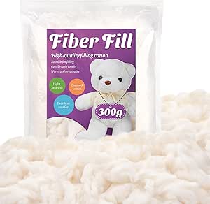 Amazon.com: Kogyxe 10.58oz Combed Cotton Filling, High Resilience ...