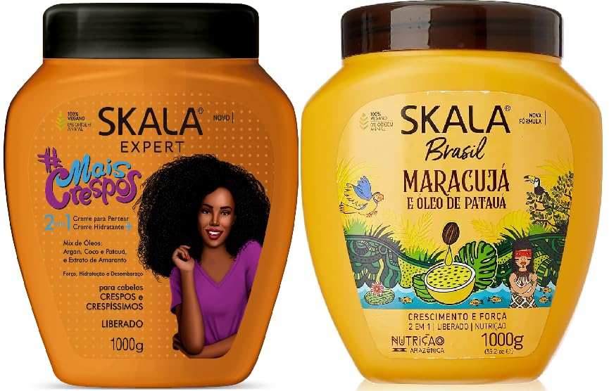Amazon.com : SKALA Hair Type 4ABC - Mais Crespos & Passion Fruit Combo ...