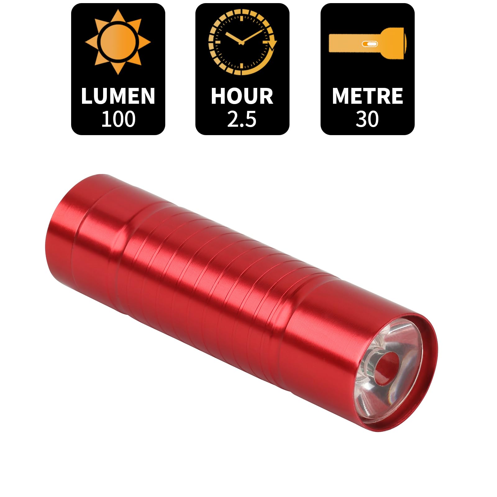 Snapklik.com : 6 Pack Red Light Flashlight Mini, Small LED Red Flashlights Torch For Astronomy ...