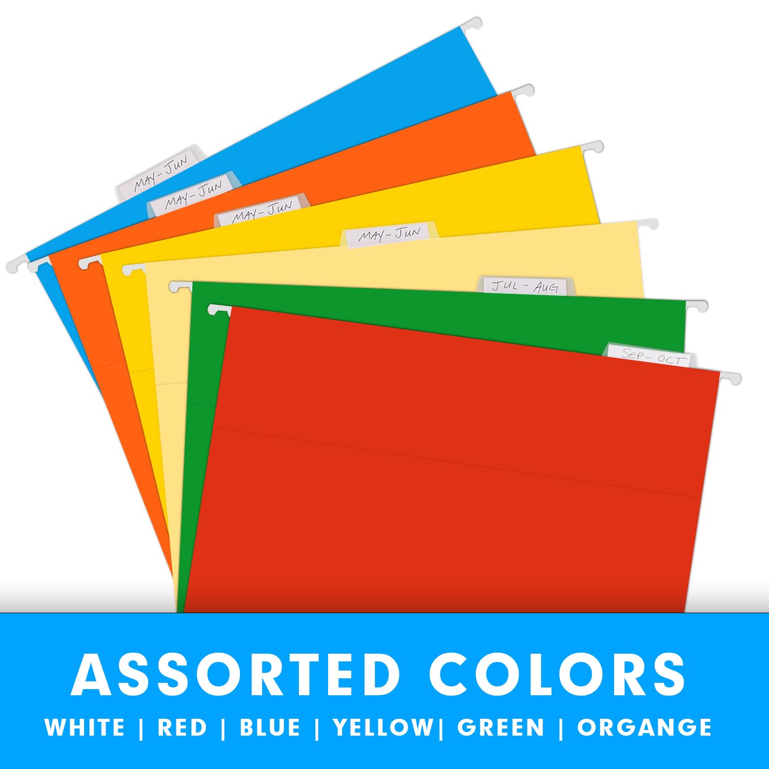 Snapklik.com : Extra Capacity Hanging File Folders, RAZCC 60 Pack ...