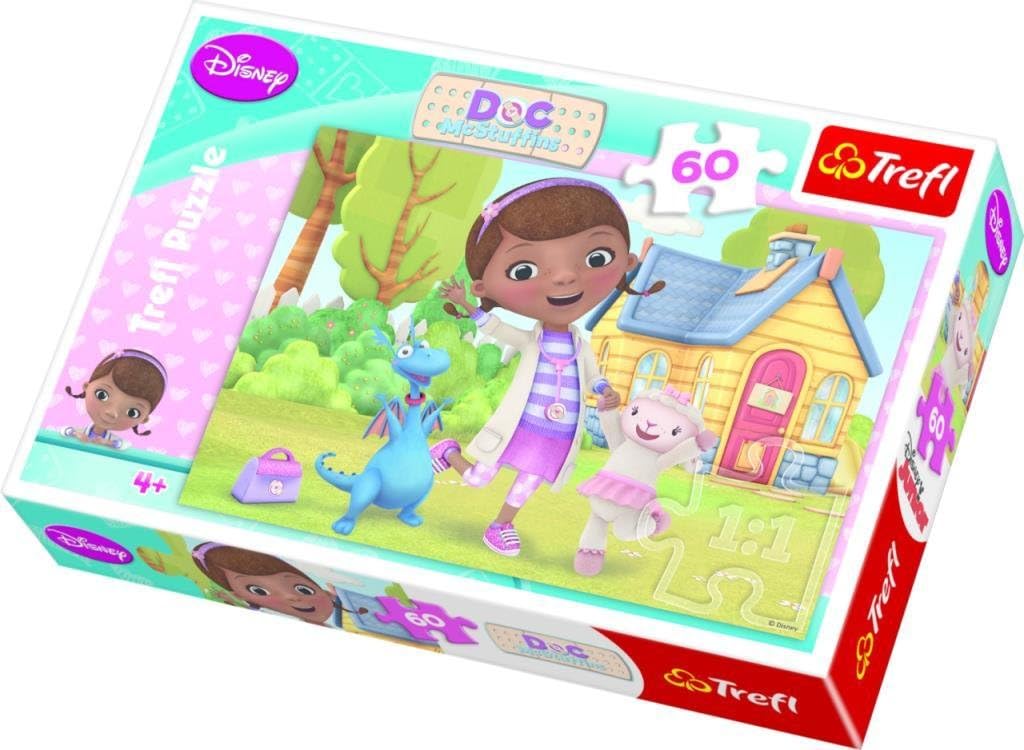 Amazon.com: Trefl Disney Doc McStuffins Play Time Puzzle (60 Pieces ...