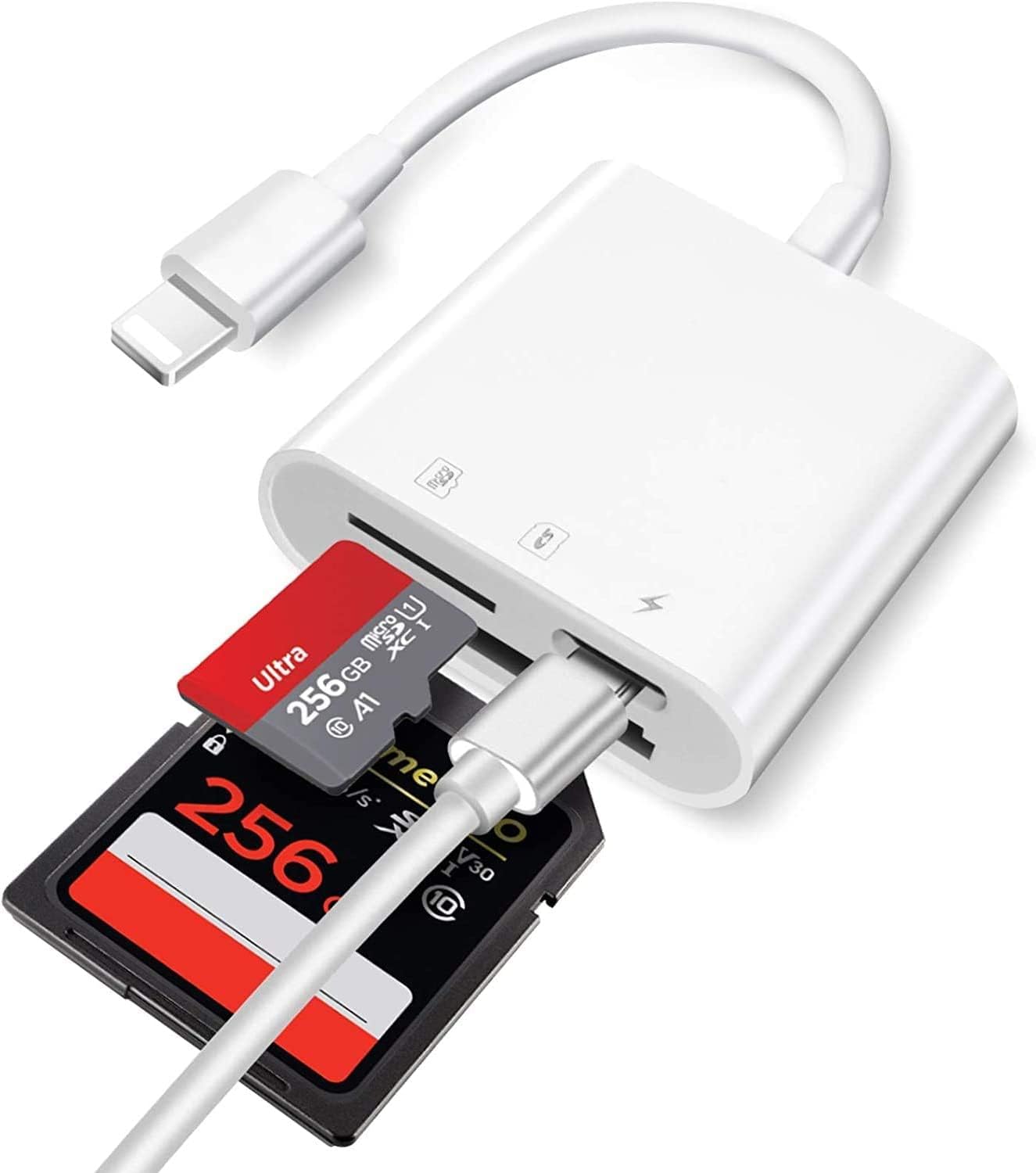 [Apple MFi Certified] SD Card Reader iPhone, Trail Game Viewer USB ...