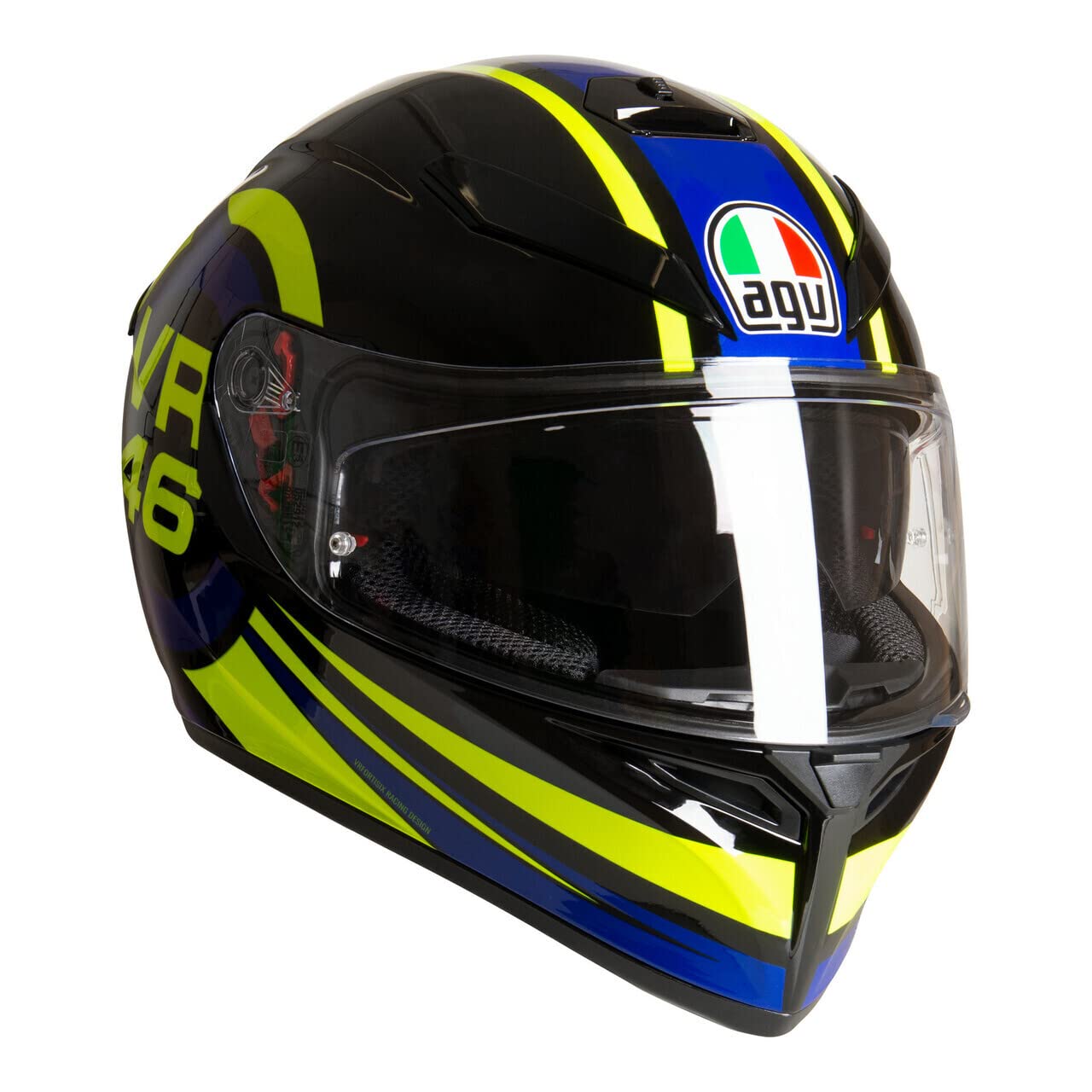 AGV K3 SV-S Ride 46 Full Face Motorcycle Helmet S : Amazon.co.uk ...