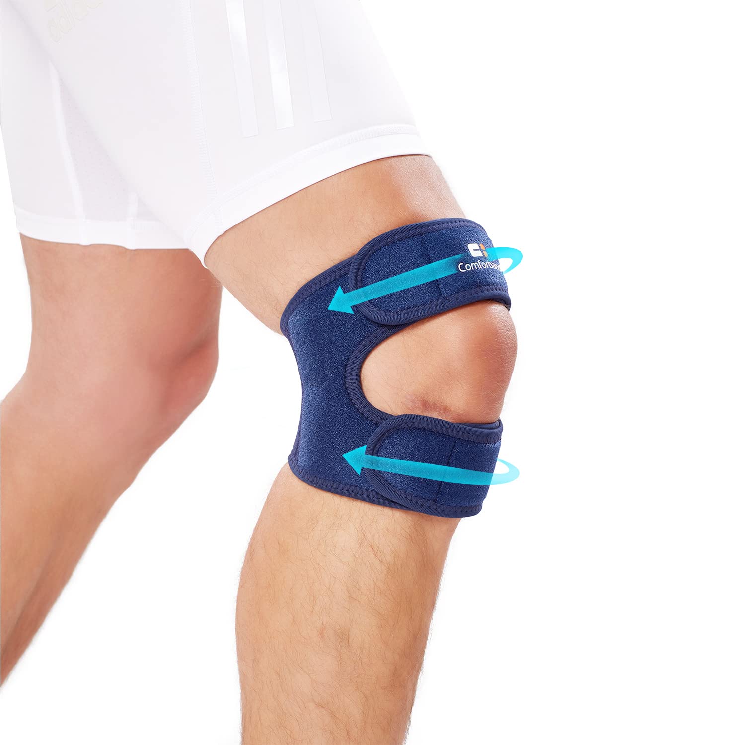 Amazon.com: Comforband Dual Strap Knee Patella Brace for Knee Pain ...