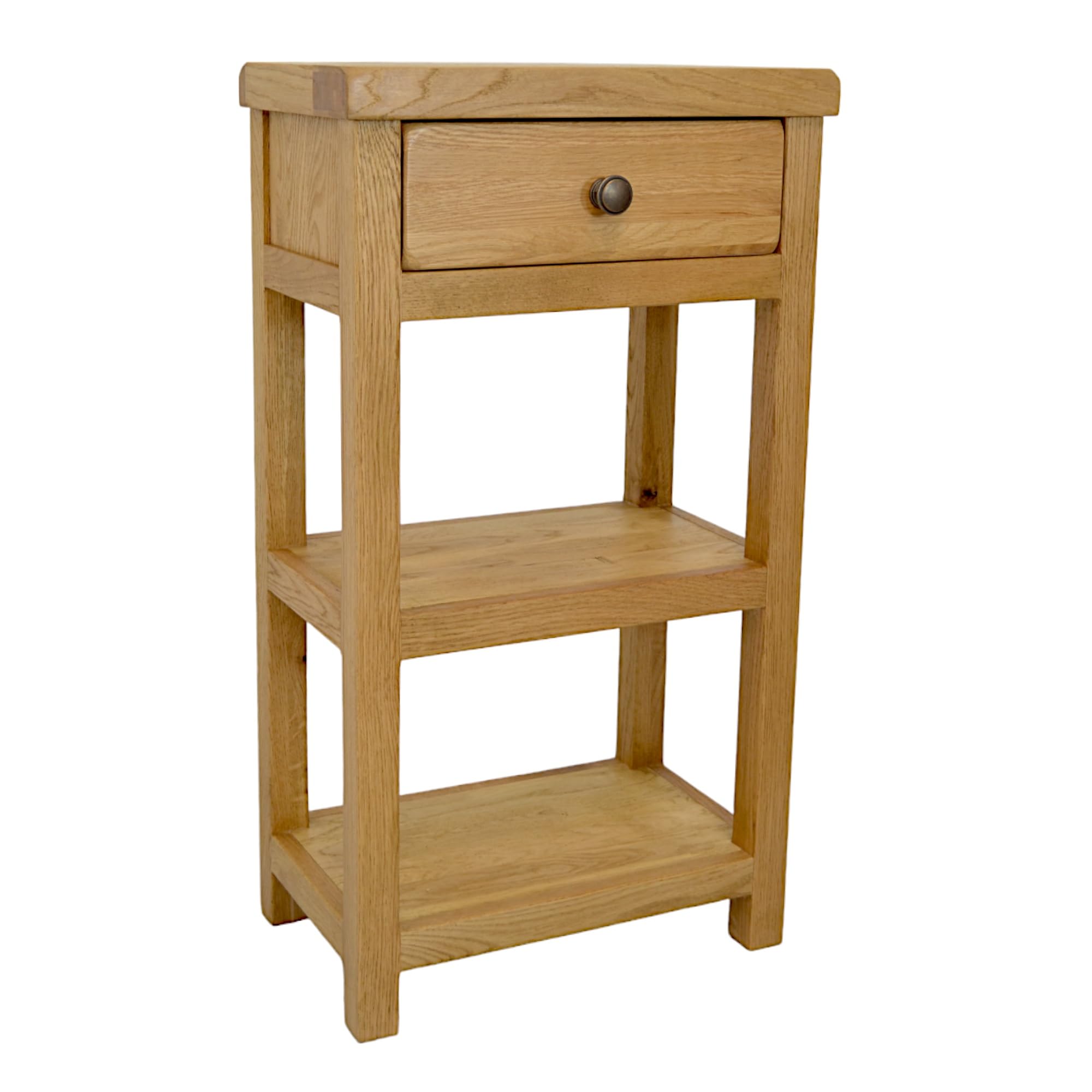 GROFurniture Oak Console Table, Solid Oak Console Table with narrow ...