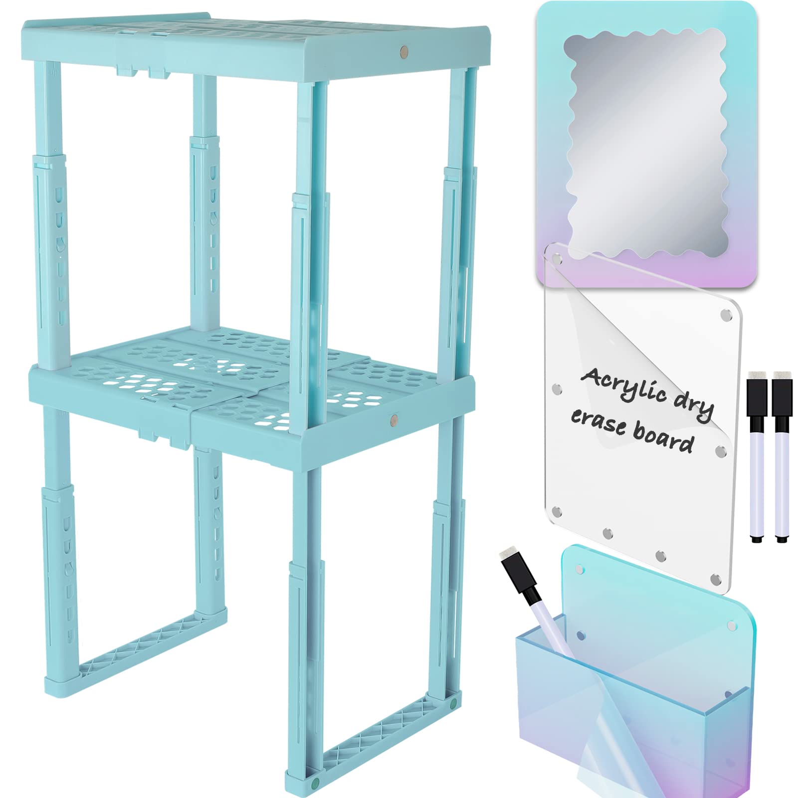 Amazon.com: Svartur Locker Organizer Set with Two Adjustable Locker ...