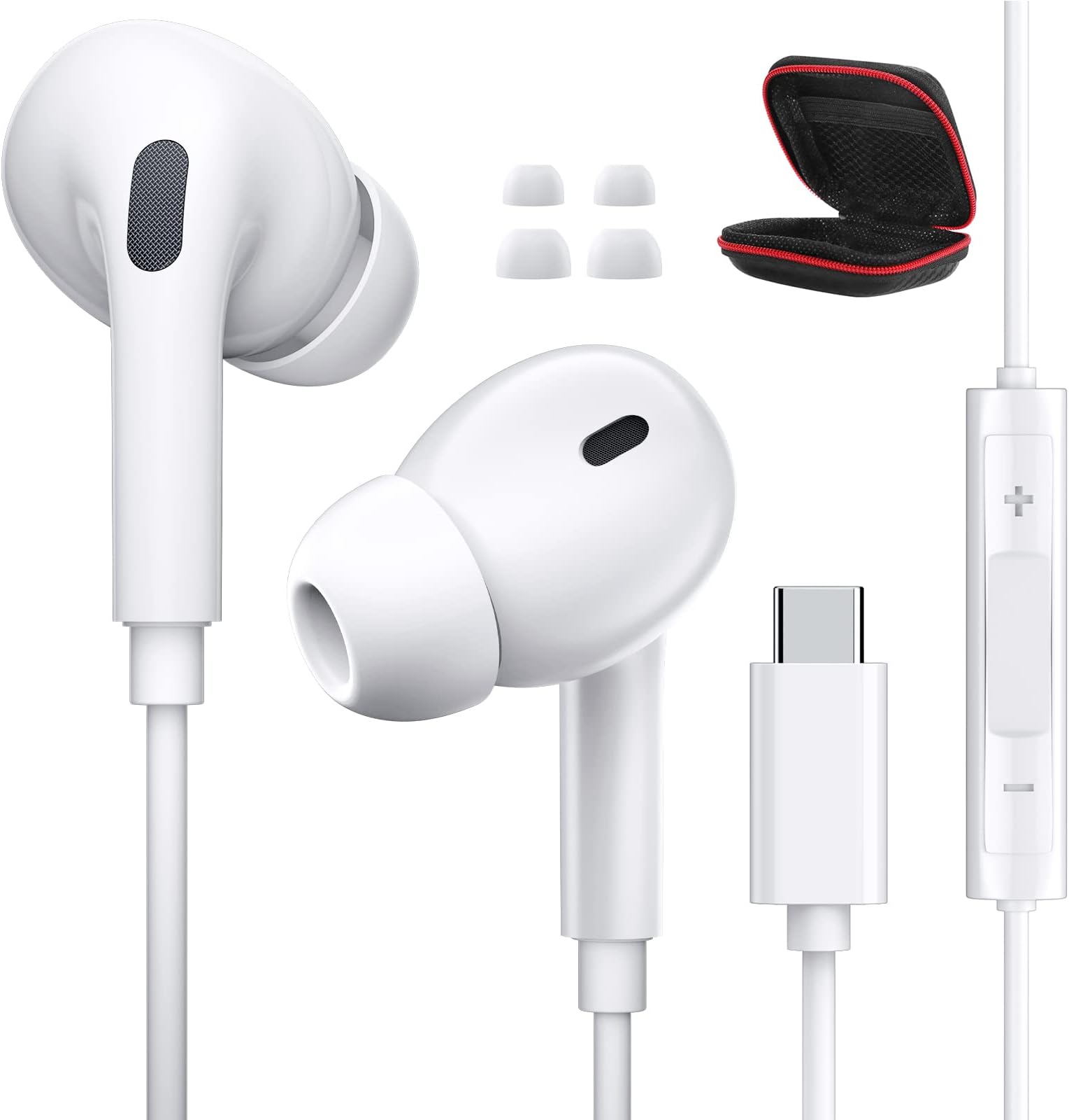 Amazon.com: USB C Headphones for Samsung Galaxy S23 Ultra S22 S21 FE ...