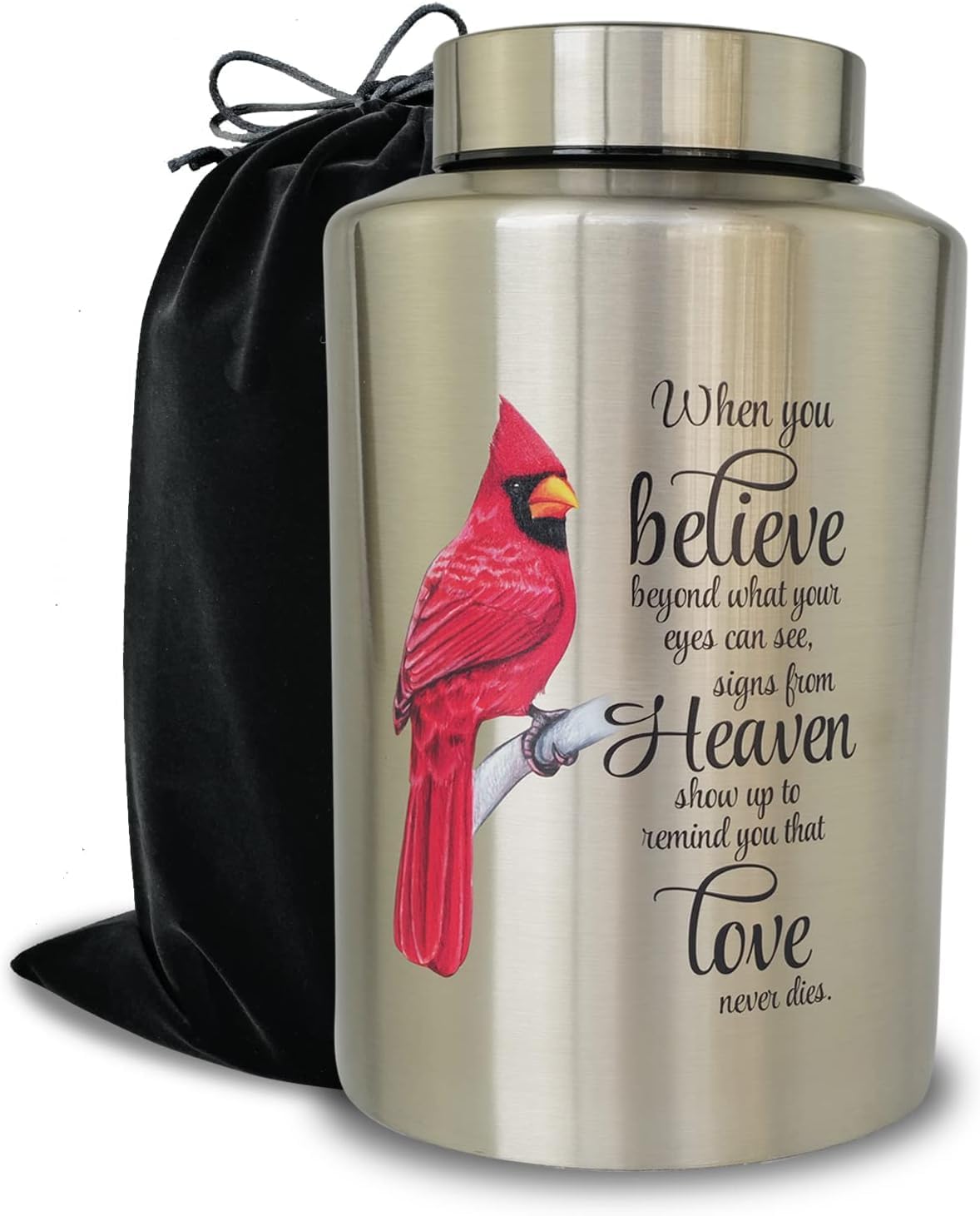 Amazon.com: DABEETU Up to 220 lbs Large Cremation Urns for Adult Human ...