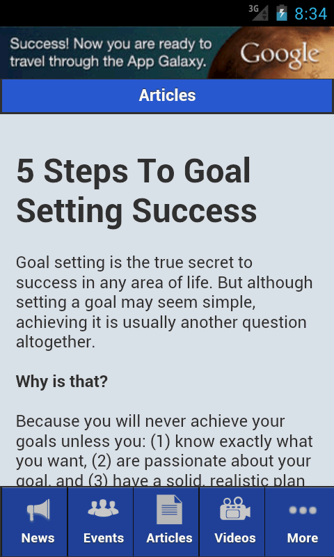 Goal Setting - App on Amazon Appstore