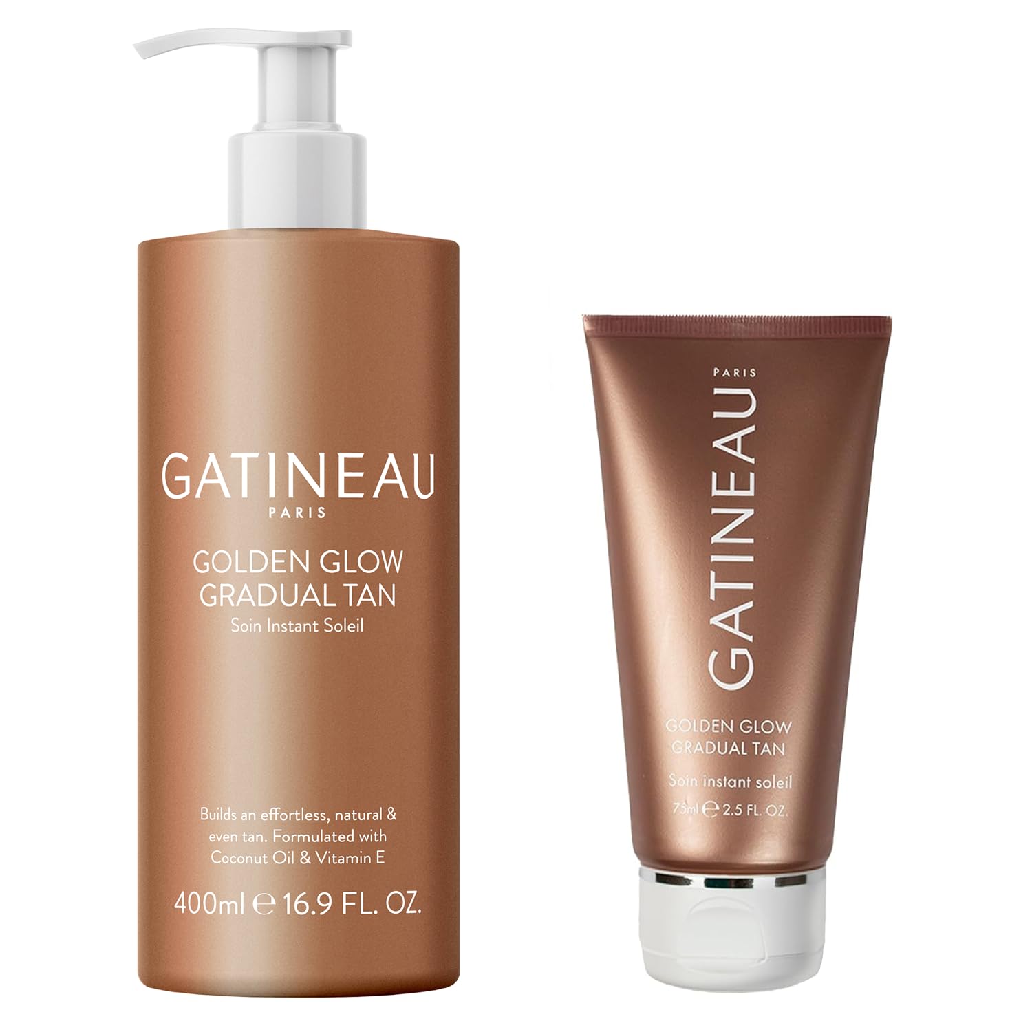 Gatineau - Golden Glow Gradual Tan (400ml) + Golden Glow (75ml), 2 in 1 ...