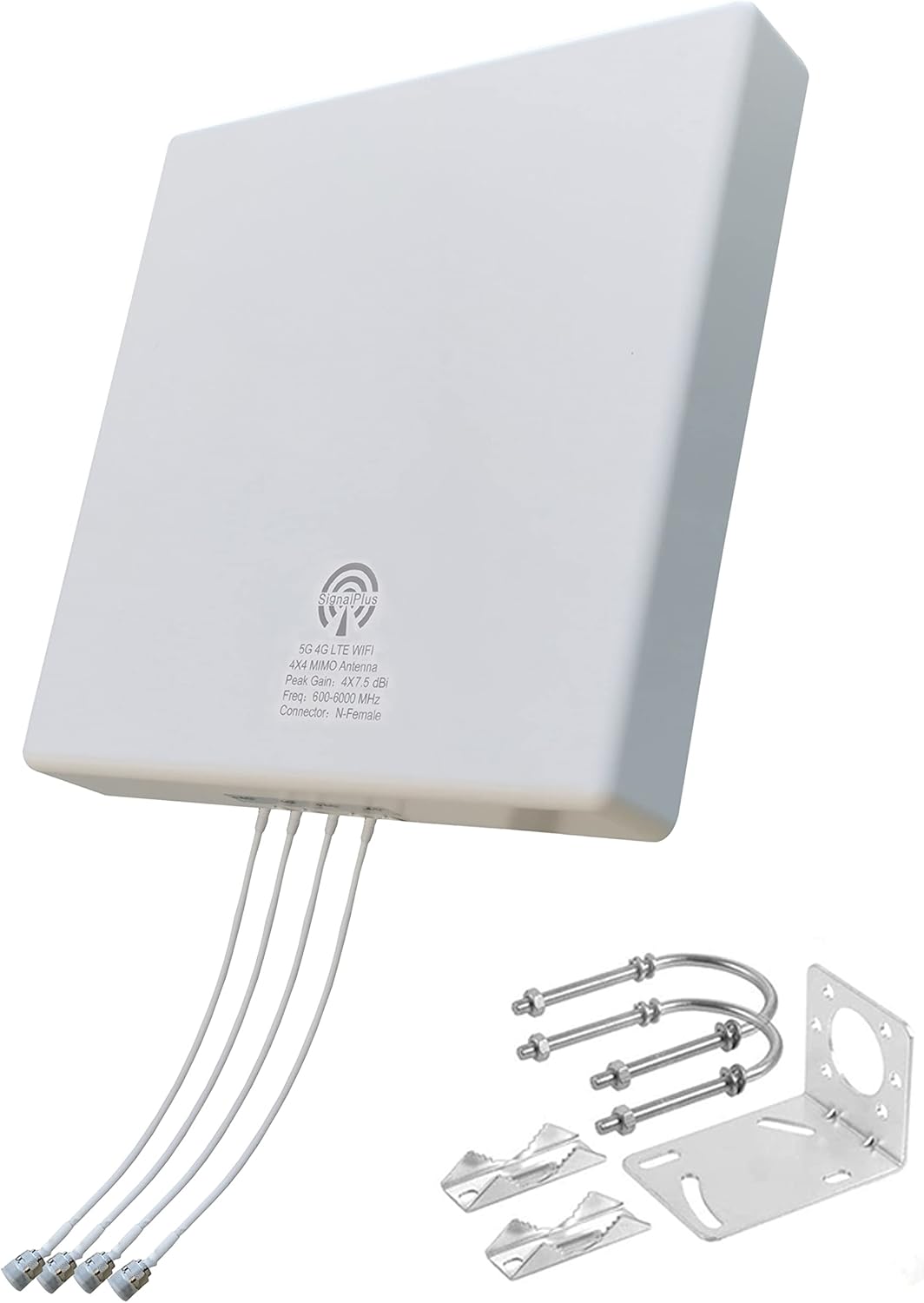 Amazon.com: SIGNALPLUS 5G WiFi 4G LTE 4x4 MIMO Antenna Panel External Outdoor Directional Long ...