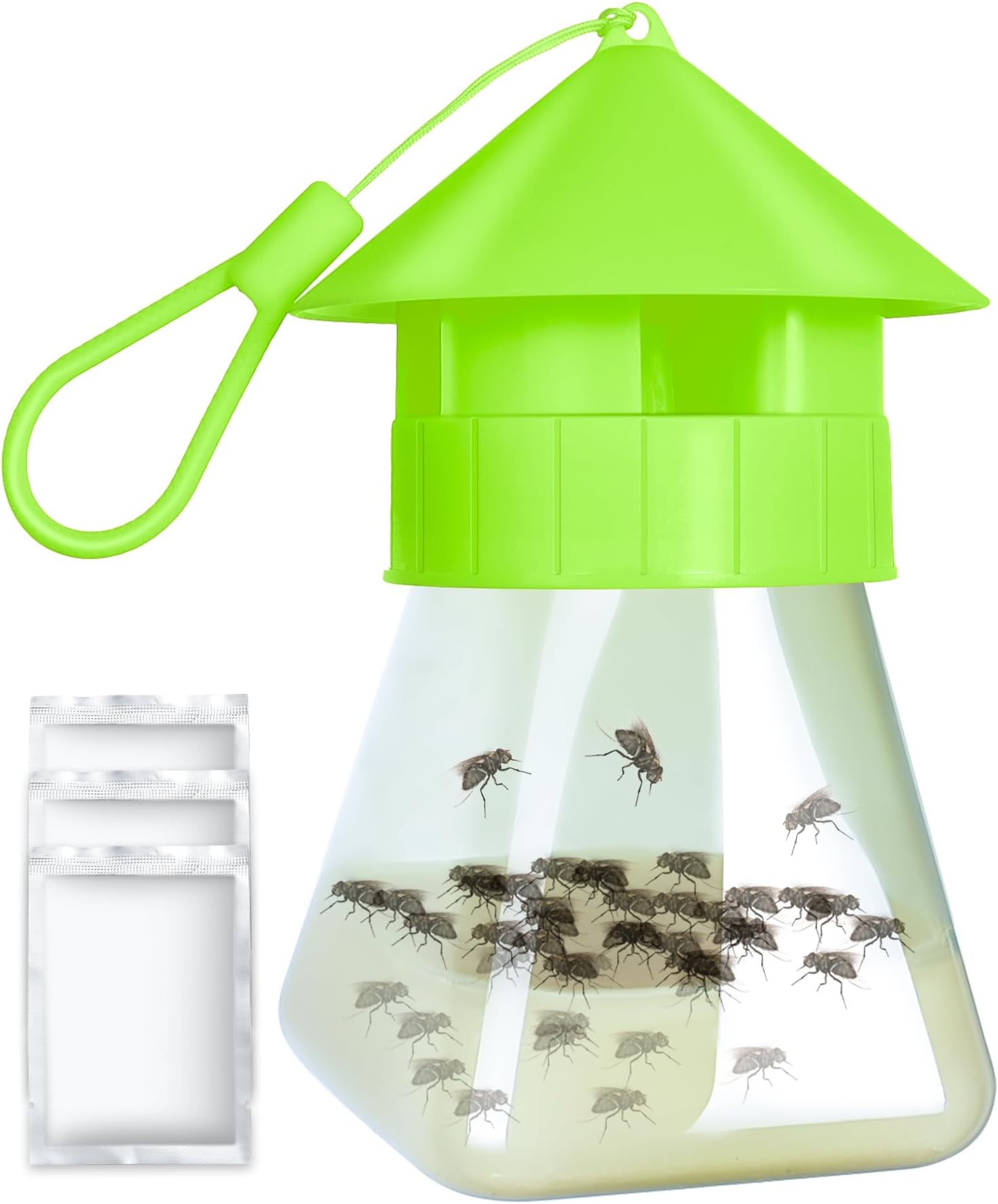 Amazon.com : Outdoor Fly Trap [2 Pack] Fly Traps Outdoor with ...