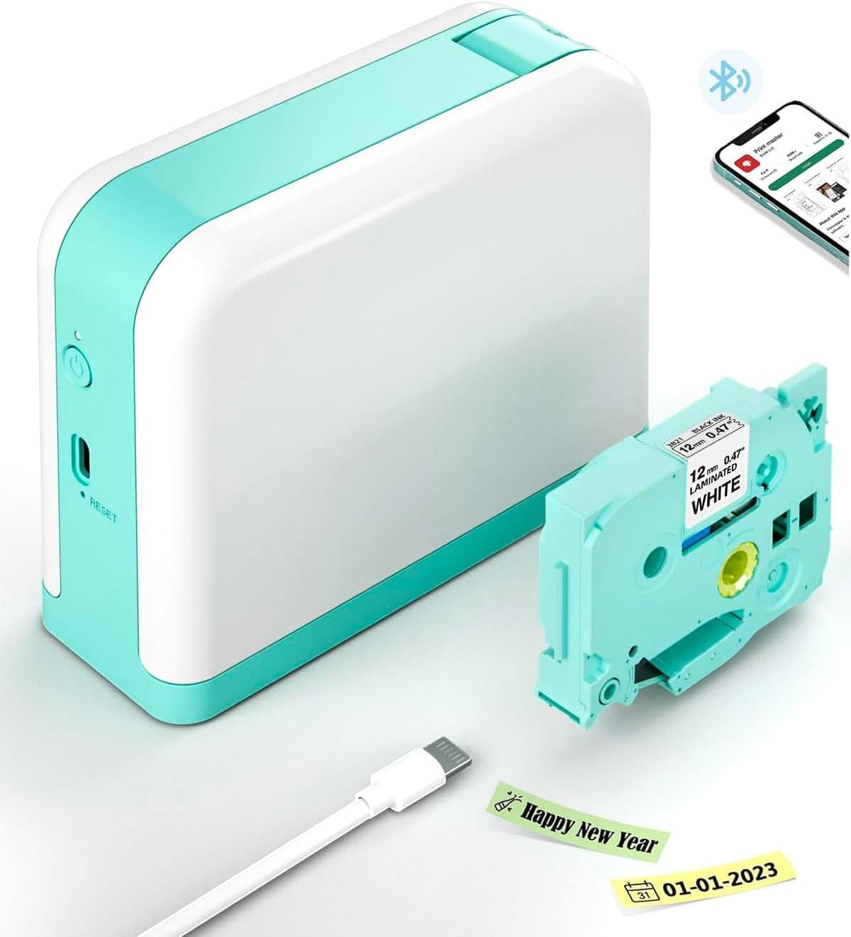 Amazon.com : Vixic Labeler P3200 Label Makers,Portable Bluetooth Label ...