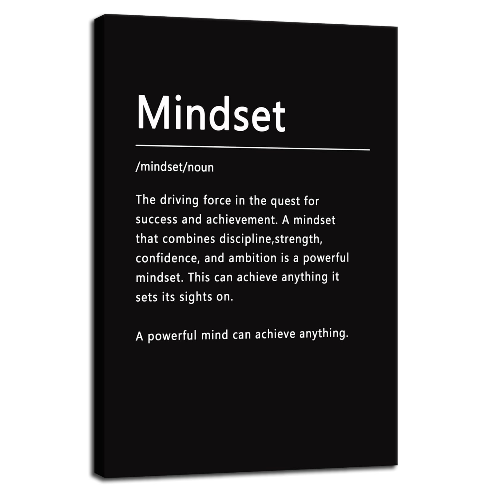 Amazon.com: Inspirational Canvas Wall Art Picture Motivational Mindset ...