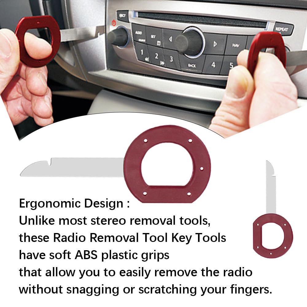 Auto Stereo Installation Tools 4PCS Car Radio Removal Keys - Universal ...