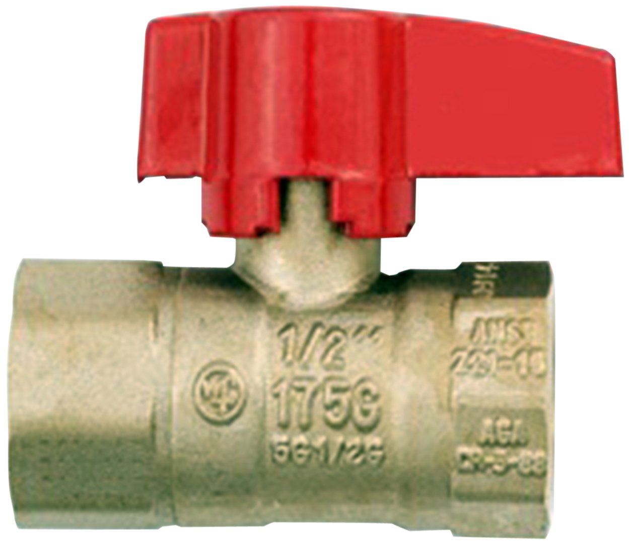 Snapklik.com : Dante Products Inline Gas Shut Off Ball Valve
