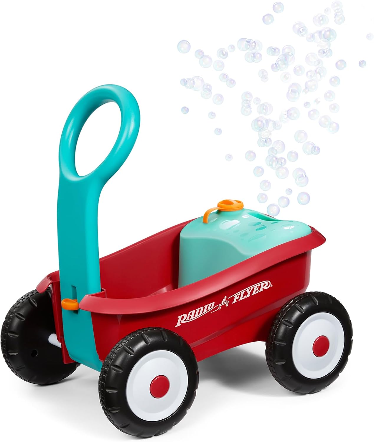 Amazon | RiZKiZ Radio Flyer ラジオフライヤー バブル バディ ウォーカー 617Z シャボン玉が出るキッズワゴン 乗用玩具 足けり ベビーウォーカー シャボン玉 ...