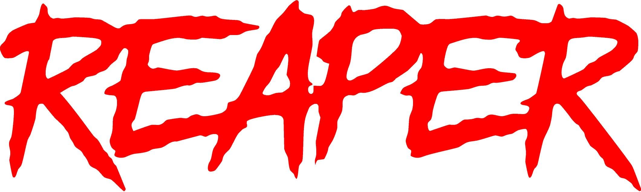 Grim Reaper Words Grim Reaper. Cute Laughing Skeleton With Scythe And