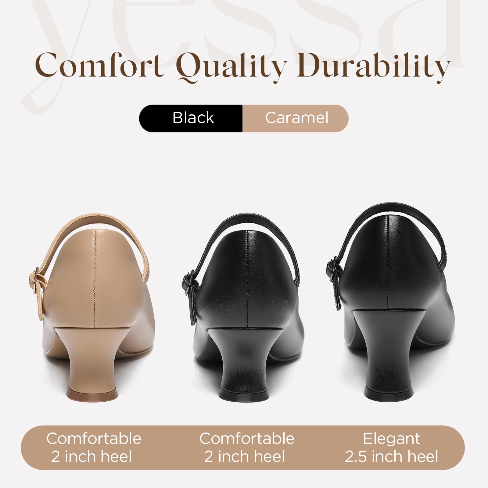 Snapklik.com : Black Character Shoes For Women 2.5" Ballroom Dance ...