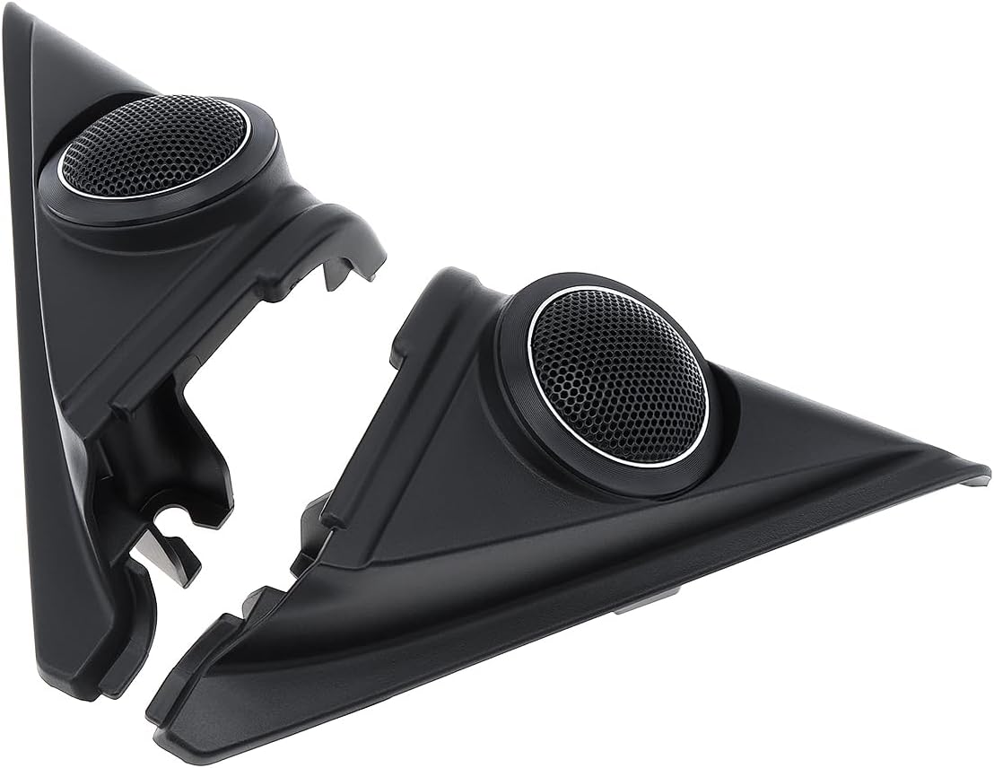 Amazon.com: DriSentri 2Pcs Car Front Door Trumpet Tweeter Speaker Cover ...