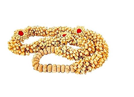 Nagaana Sandalwood Processed Photo Frame Mala Wooden Garland for Photos ...