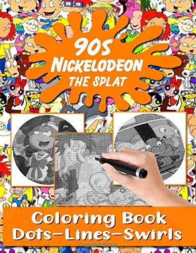 90s Nickelodeon The Splat Dots Lines Swirls Coloring Book 90s ...