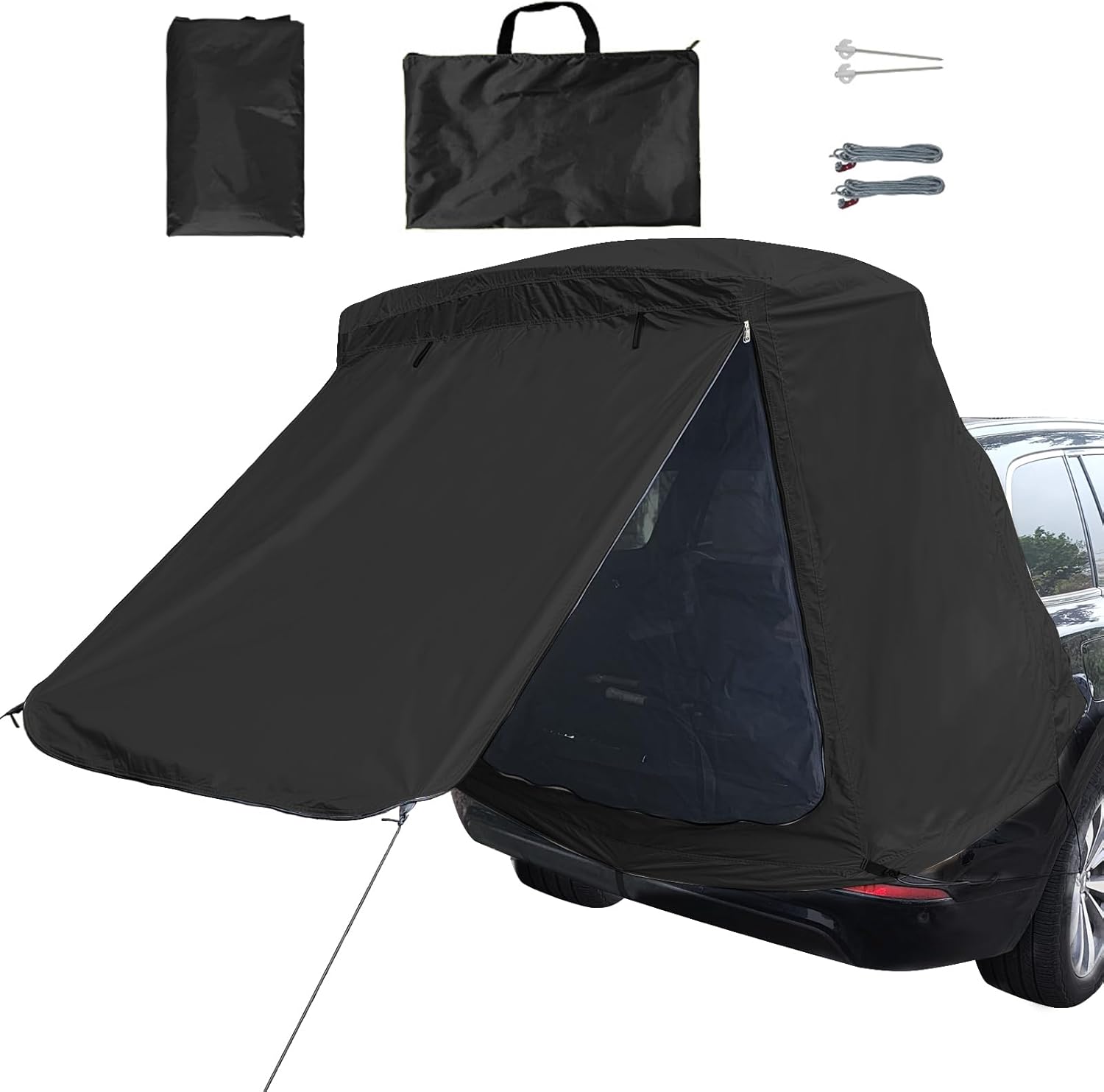 Amazon.com: TIYURENER SUV Tailgate Tent with Awning Shade Car Tent for ...