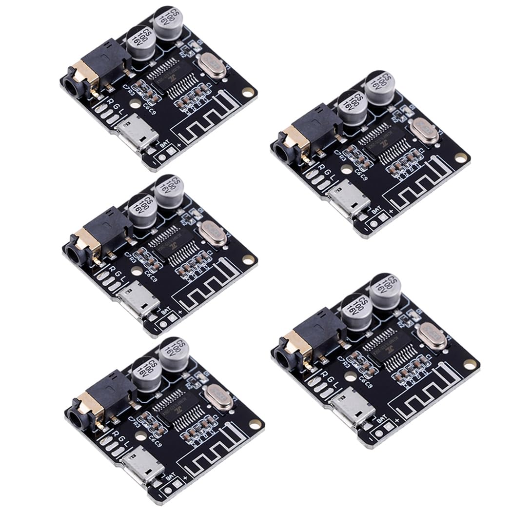HiLetgo 5pcs Bluetooth 5.0 Mp3 Lossless Decoder Board VHM-314 Audio ...