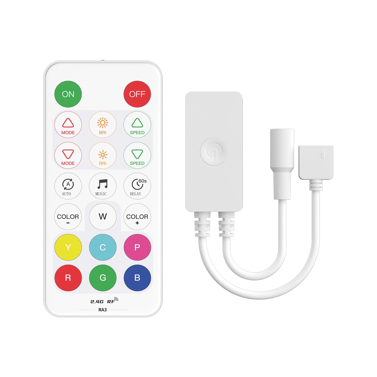 Amazon.com: PAUTIX RGBW LED Controller Kit SP644E,2.4G RF Wireless ...