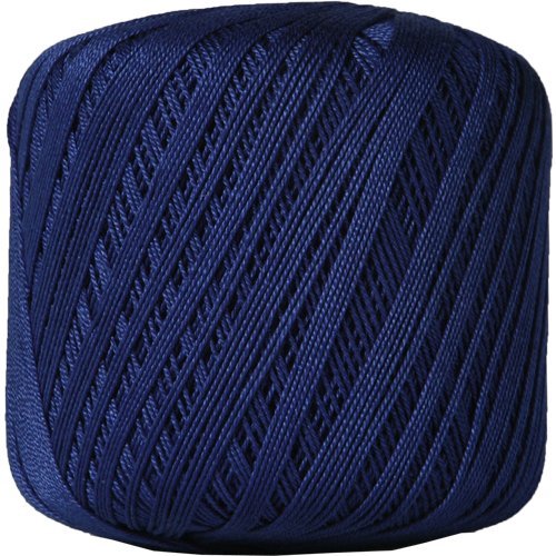 Amazon.com: Threadart 100% Pure Cotton Crochet Thread - Blue - Size 10 ...