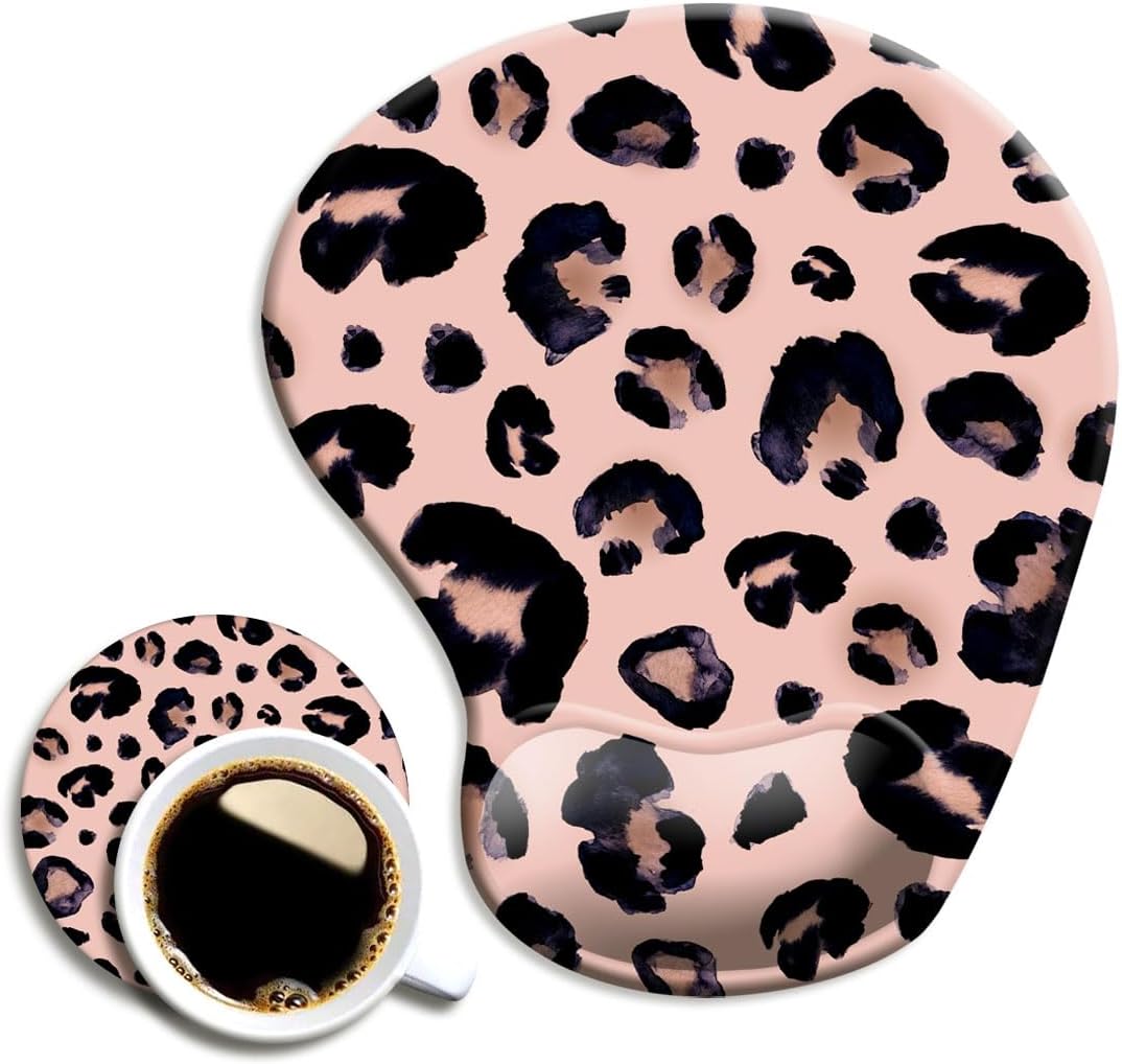 Amazon.com: DOOKE Ergonomic Mouse Pad with Wrist Support and Coaster ...