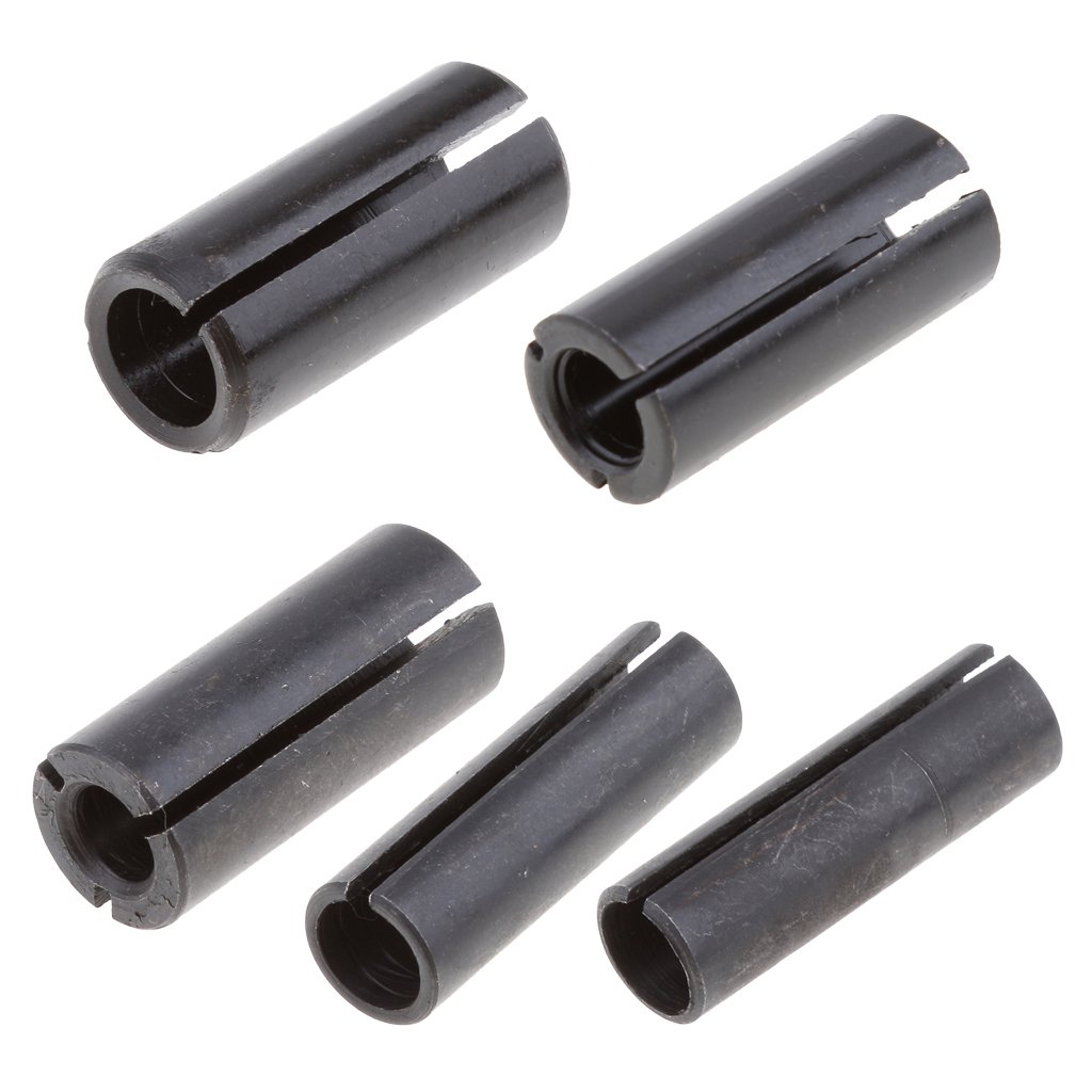 Phenovo 5Pieces Collet Chuck Driver Adapter for Lathe CNC Router Bit ...