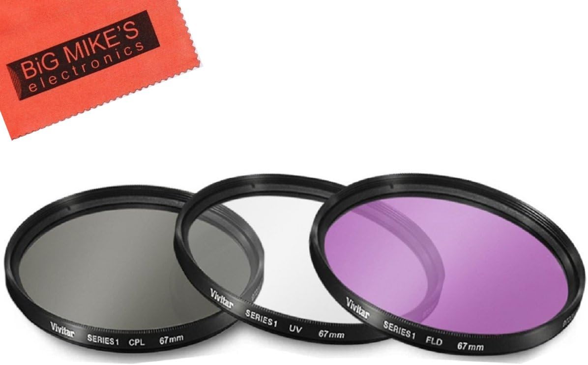Amazon.com : 58mm Multi-Coated 3 Piece Filter Kit (UV-CPL-FLD) for ...