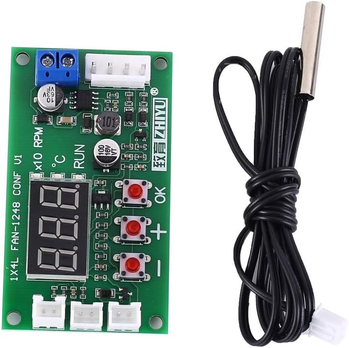 Amazon.com: DC 12v 3a 4pin PWM PC CPU Fan Temperature Control ...
