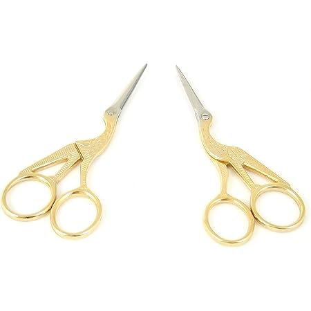 Amazon.com: 2 Pack 4.5 Inch Gold Plated Stainless Steel Stork Bird ...