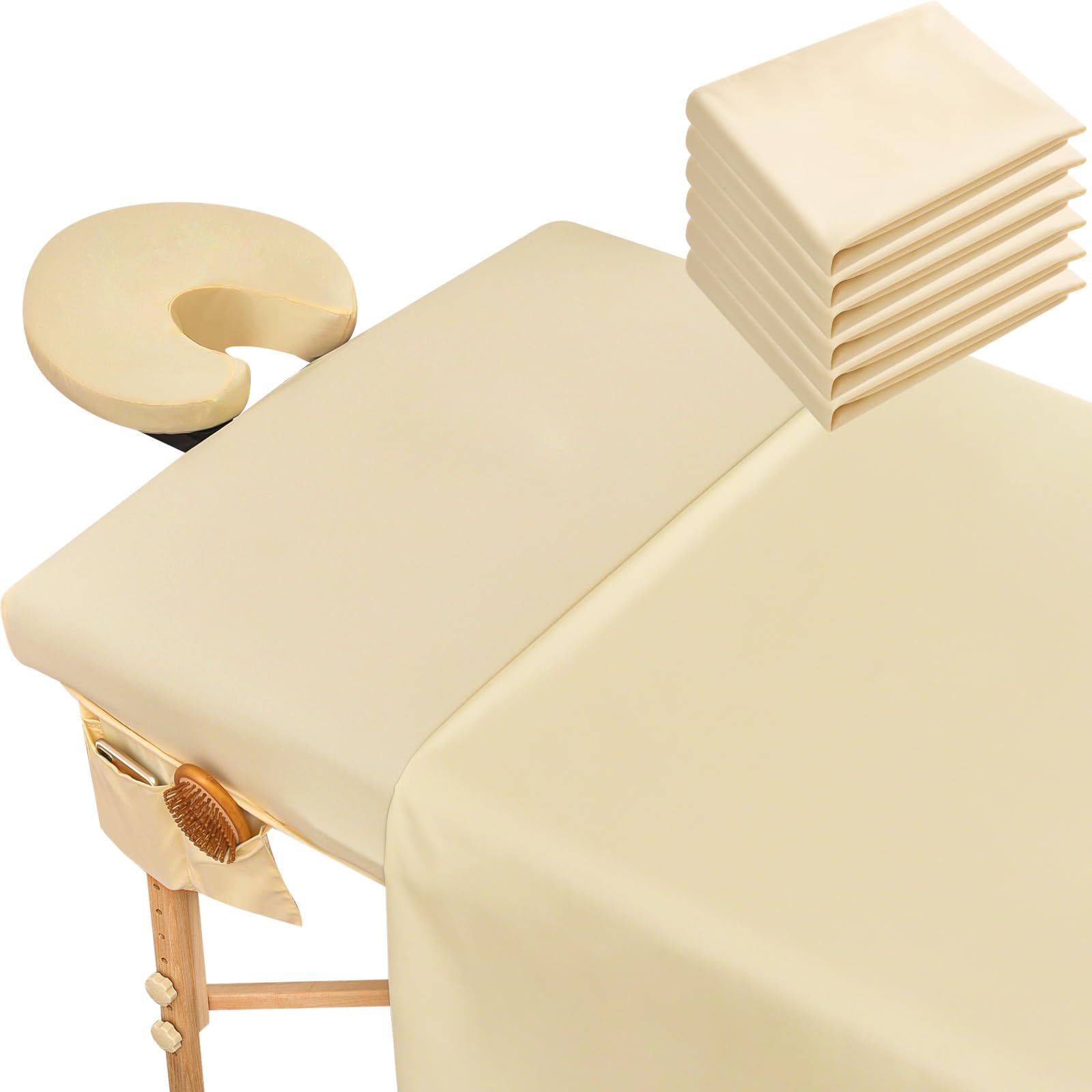 Amazon.com : Mixweer 9 Pcs 3 Sets Massage Table Sheets Set Include ...