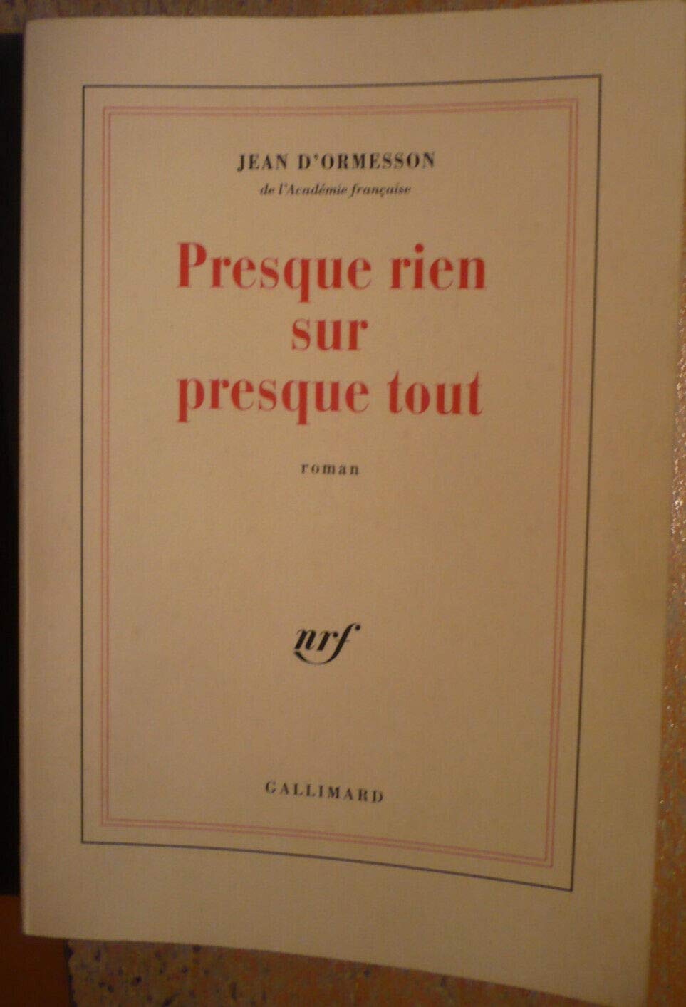 Amazon.in: Buy Presque rien sur presque tout Book Online at Low Prices ...