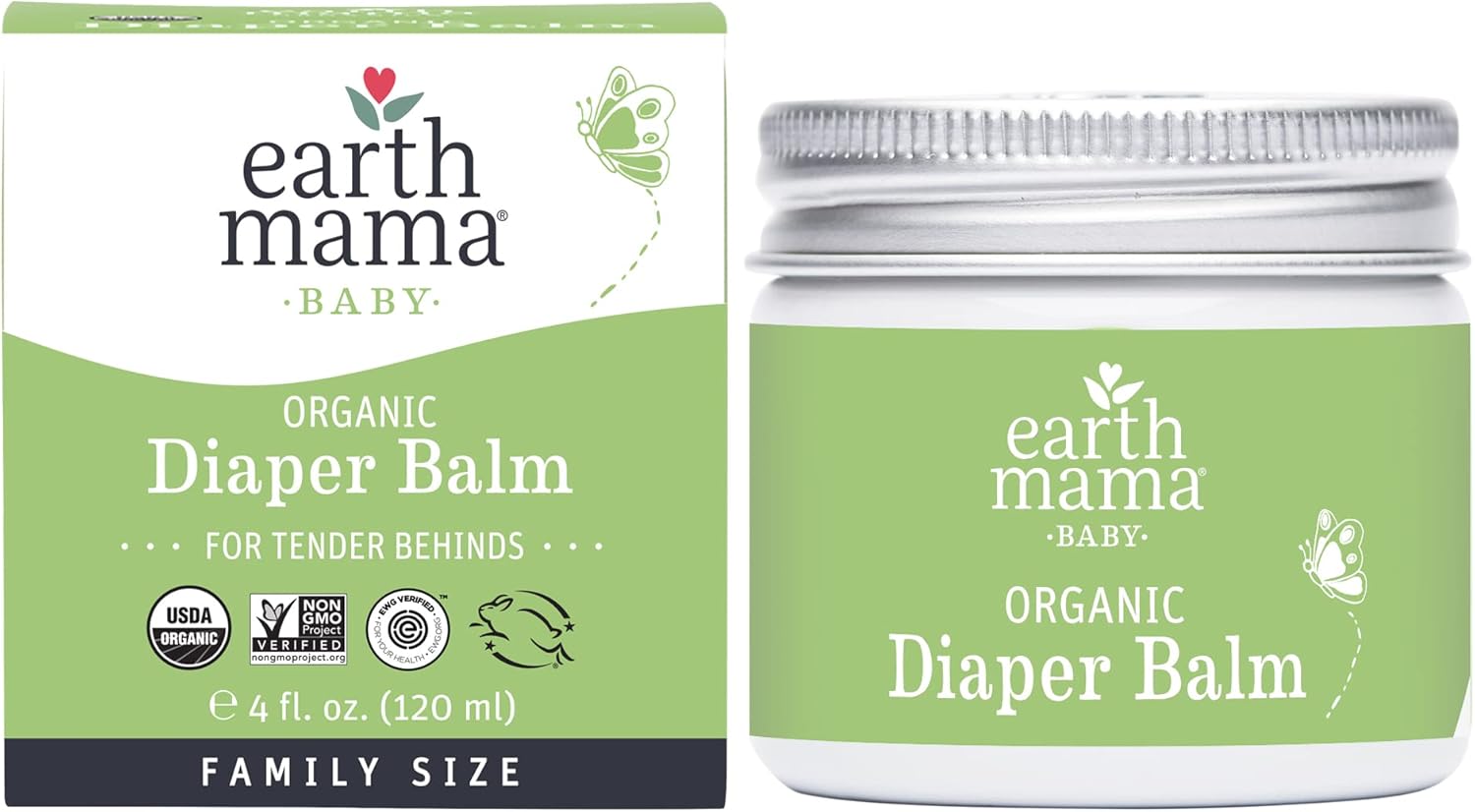 Amazon.com: Earth Mama Organic Diaper Balm Economy Family Size | EWG ...