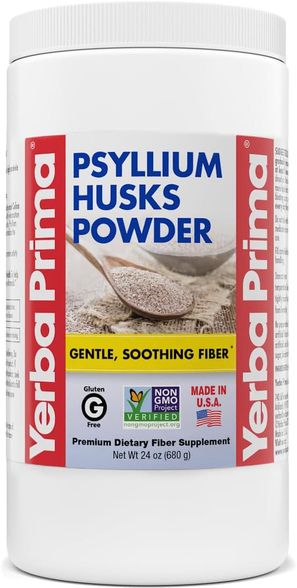 Amazon.com : NOW Psyllium Husk Powder,24-Ounce : Dietary Fiber ...