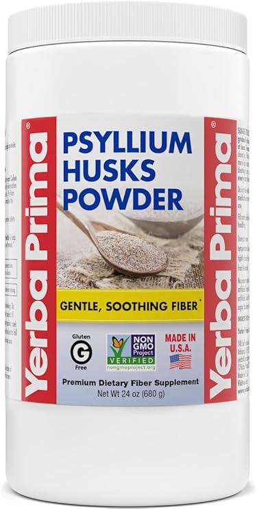 Amazon.com: Yerba Prima Psyllium Husk Powder - 24 oz - Fine Ground ...