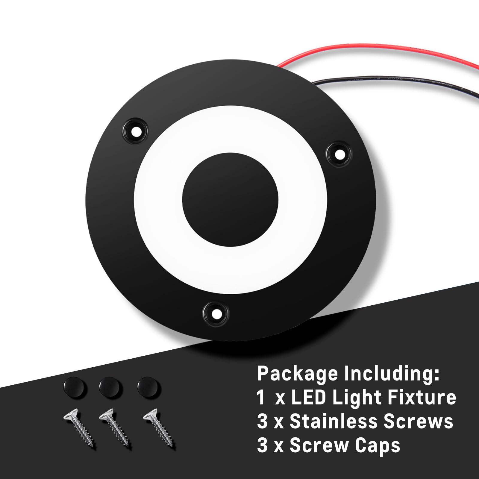 Snapklik.com : Acegoo 12V LED Ceiling Dome Light, 12V Acrylic Disk ...