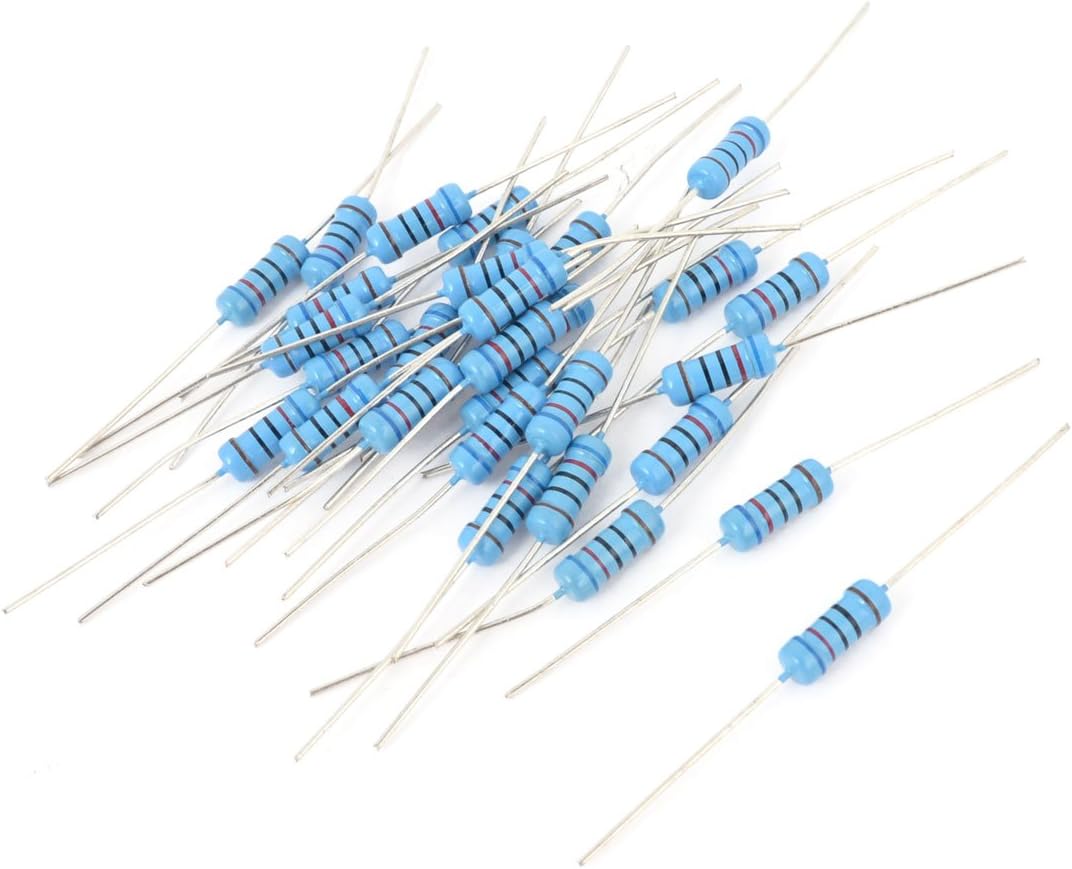 Amazon.com: KUentz 30 Pcs axia-l Lead 1W 1% Tolerance 620 Ohm ...