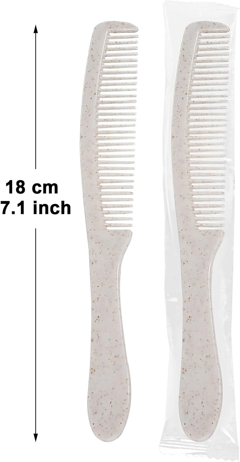 Wheat Straw Combs with Individually Wrapped, Bulk Disposable Combs for ...