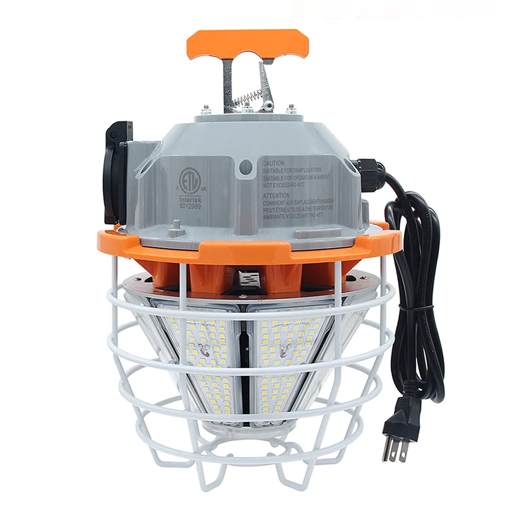 RIUVAO LED Temporary Work Light 110V-277V 150W 25000ML 5000K Linkable ...