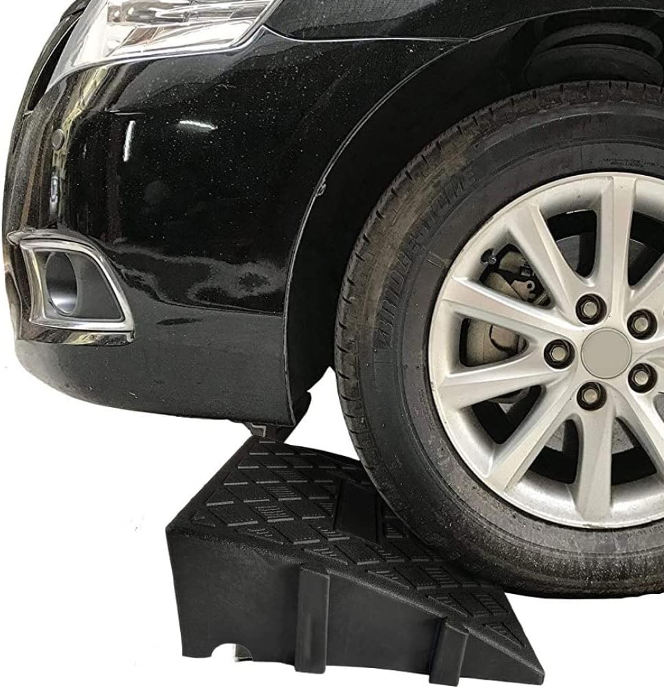 Amazon.com: KUYYFDS Curb Ramp Heavy Duty PVC Plastic Drive Ramps ...