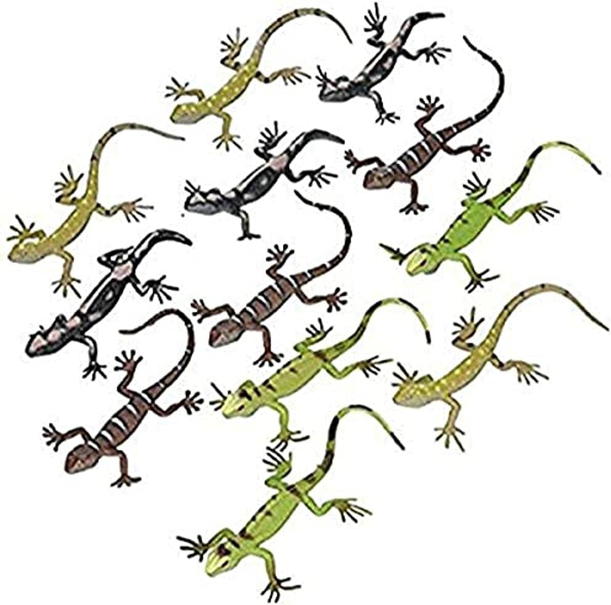 12 Assorted Plastic PVC Toy Lizards : Amazon.ca: Toys & Games
