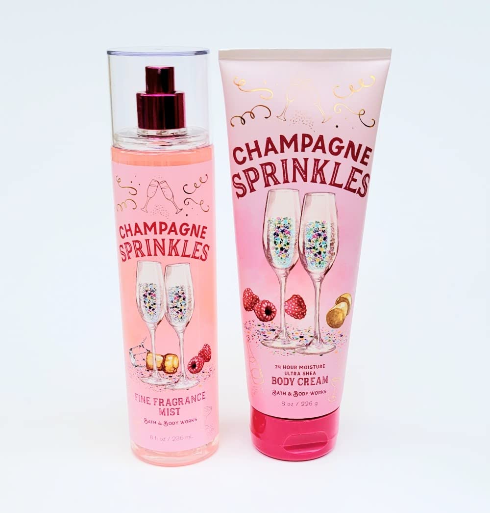 Amazon.com : Bath and Body Works Champagne Sprinkles Body Cream ...